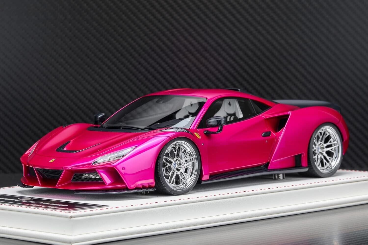 Ferrari F8 Tributo N-LARGO NOVITEC (Flash Pink) [Davis & Giovanni] 1:1