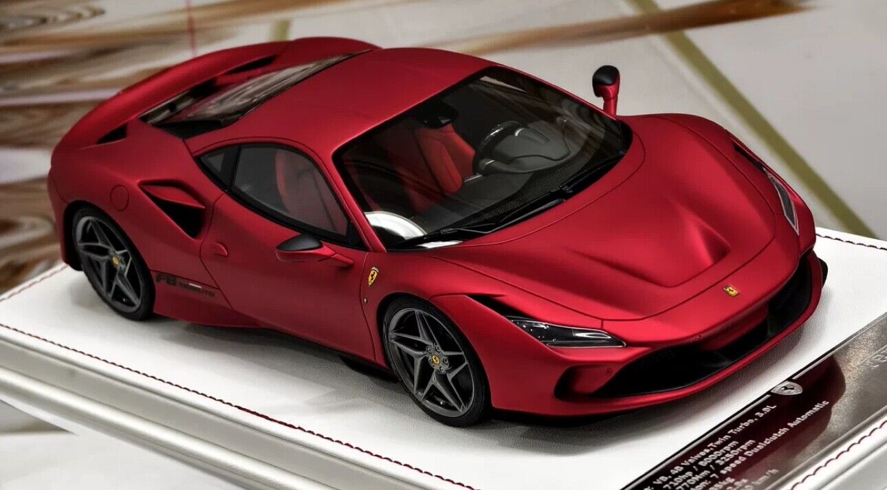 Ferrari F8 Tributo (Matt Chrome Red) [Davis & Giovanni] 1/18 scale