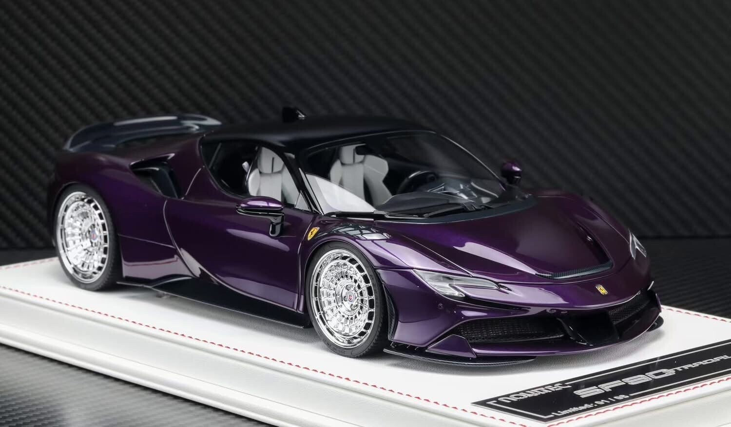Ferrari SF90 Stradale NOVITEC (Metallic Purple) [Davis & Giovanni] 1:1