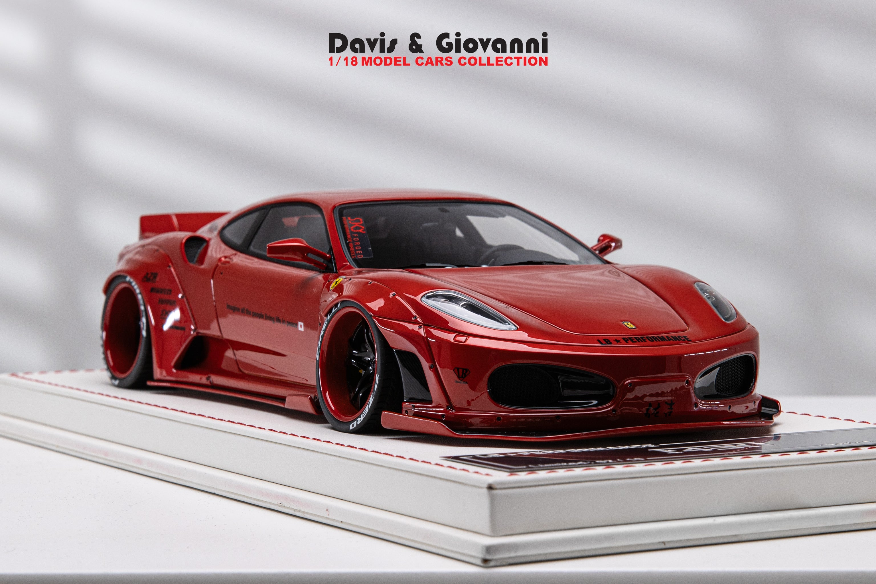 Ferrari F430 LBWK (F1 Red) [Davis & Giovanni] 1/18 scale